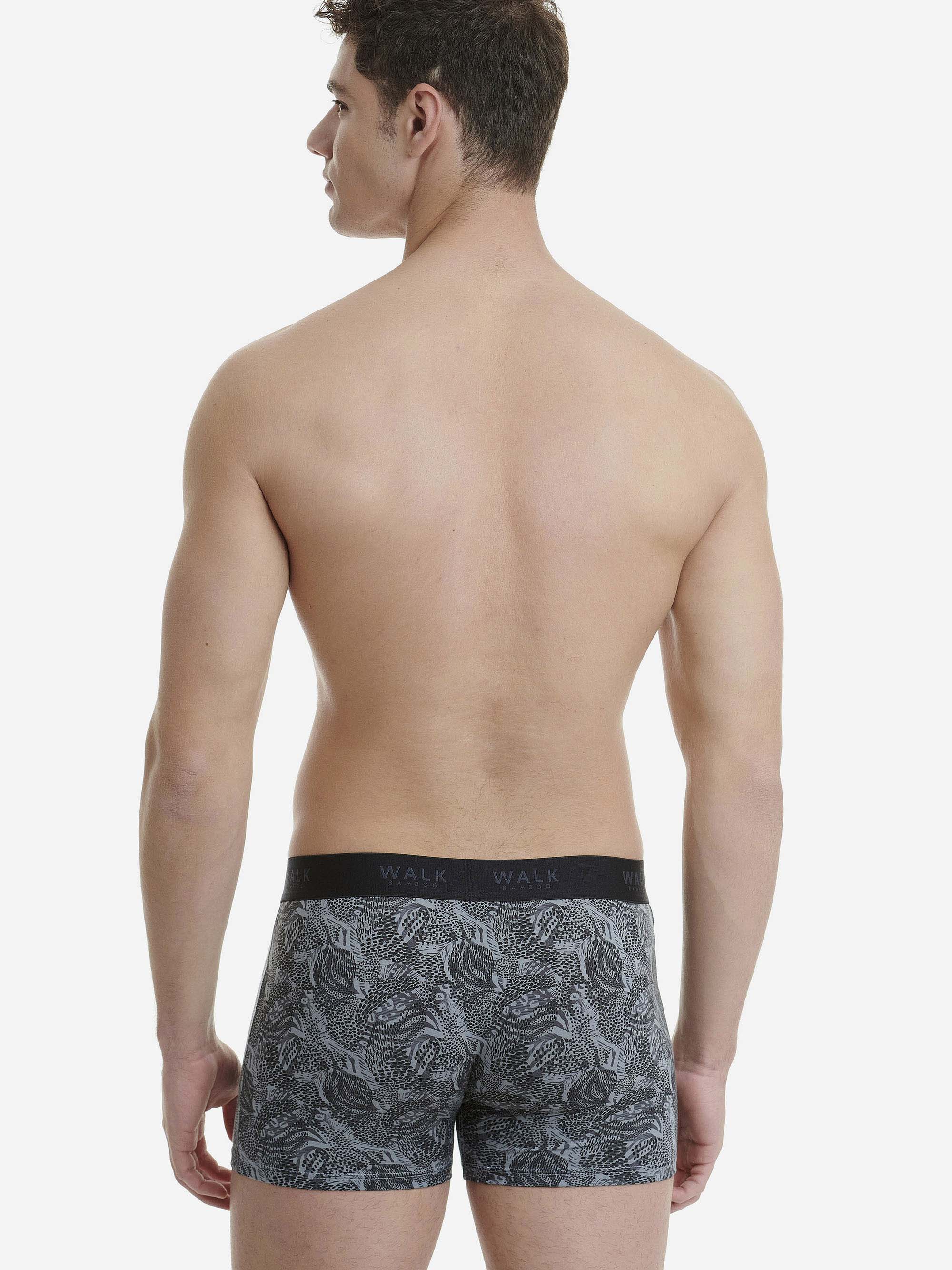 Printed bamboo boxer